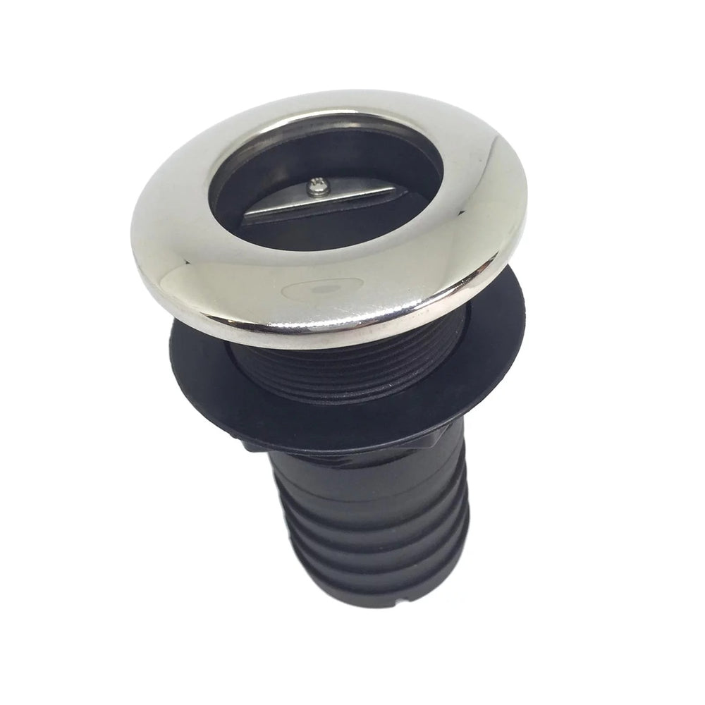 Thru hull with valve