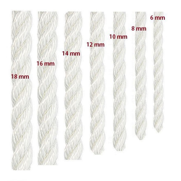 Nylon Ropes - Sold in meters