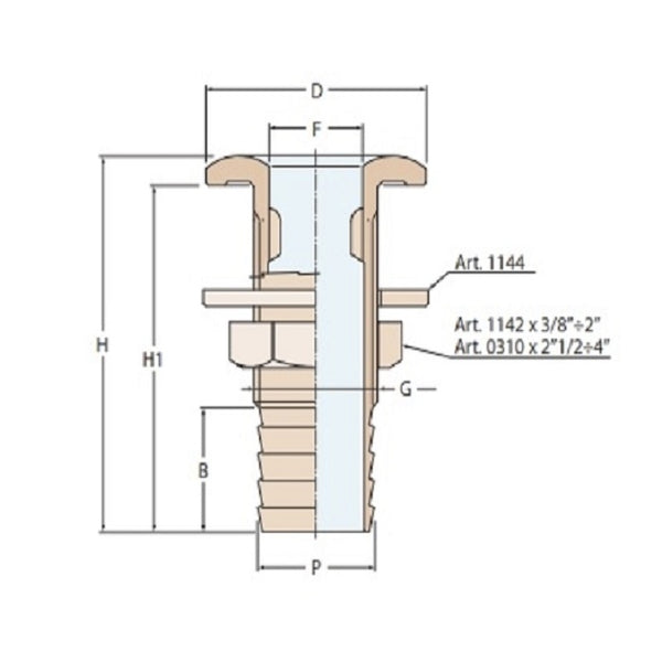 Thru-hull Connection