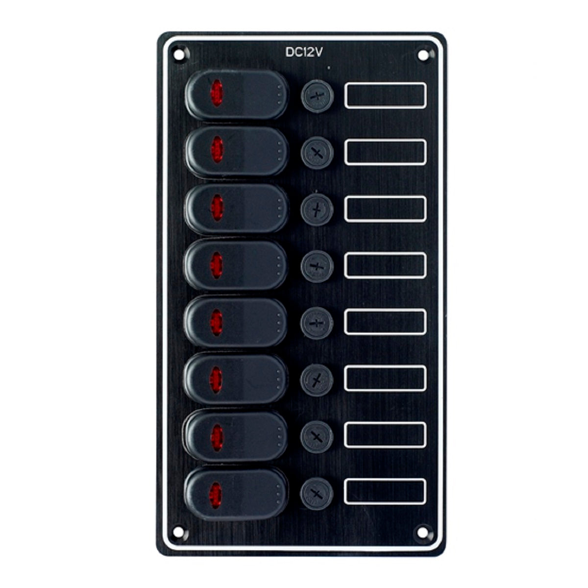 Waterproof Switch Panel 8 Gang