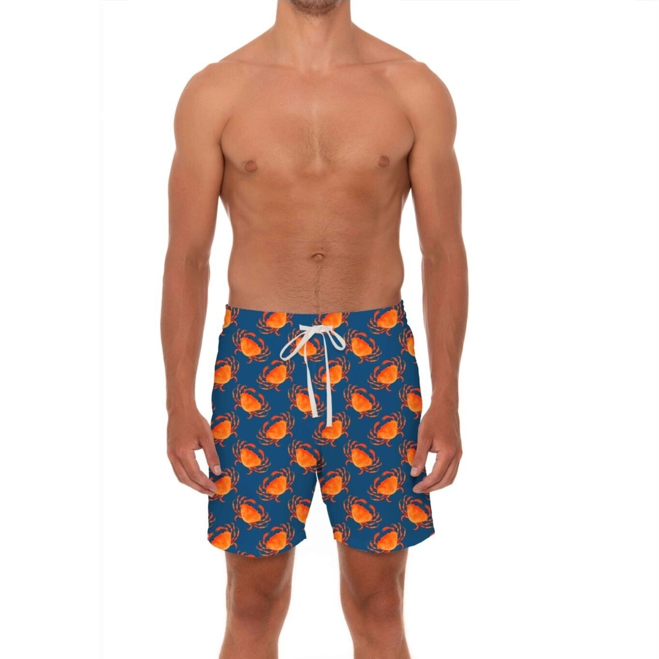 Orange Crab Swim Trunk
