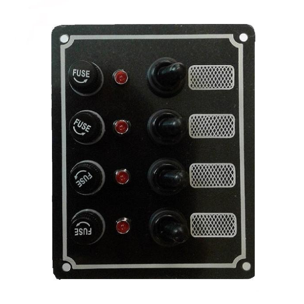 Switch Panel Toggle 4 gang